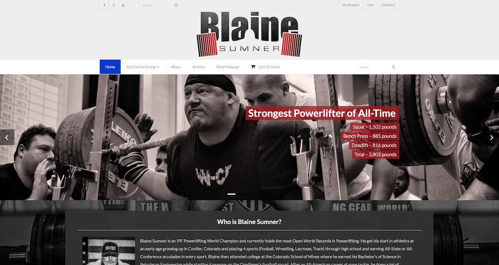 Blaine Sumner Strongest Powerlifter Of All Time - Alpha 46 Studios